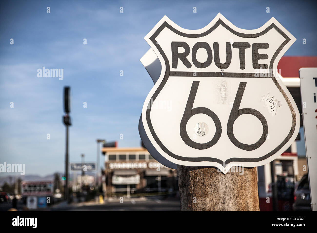 Route 66 street view road hi-res stock photography and images - Alamy