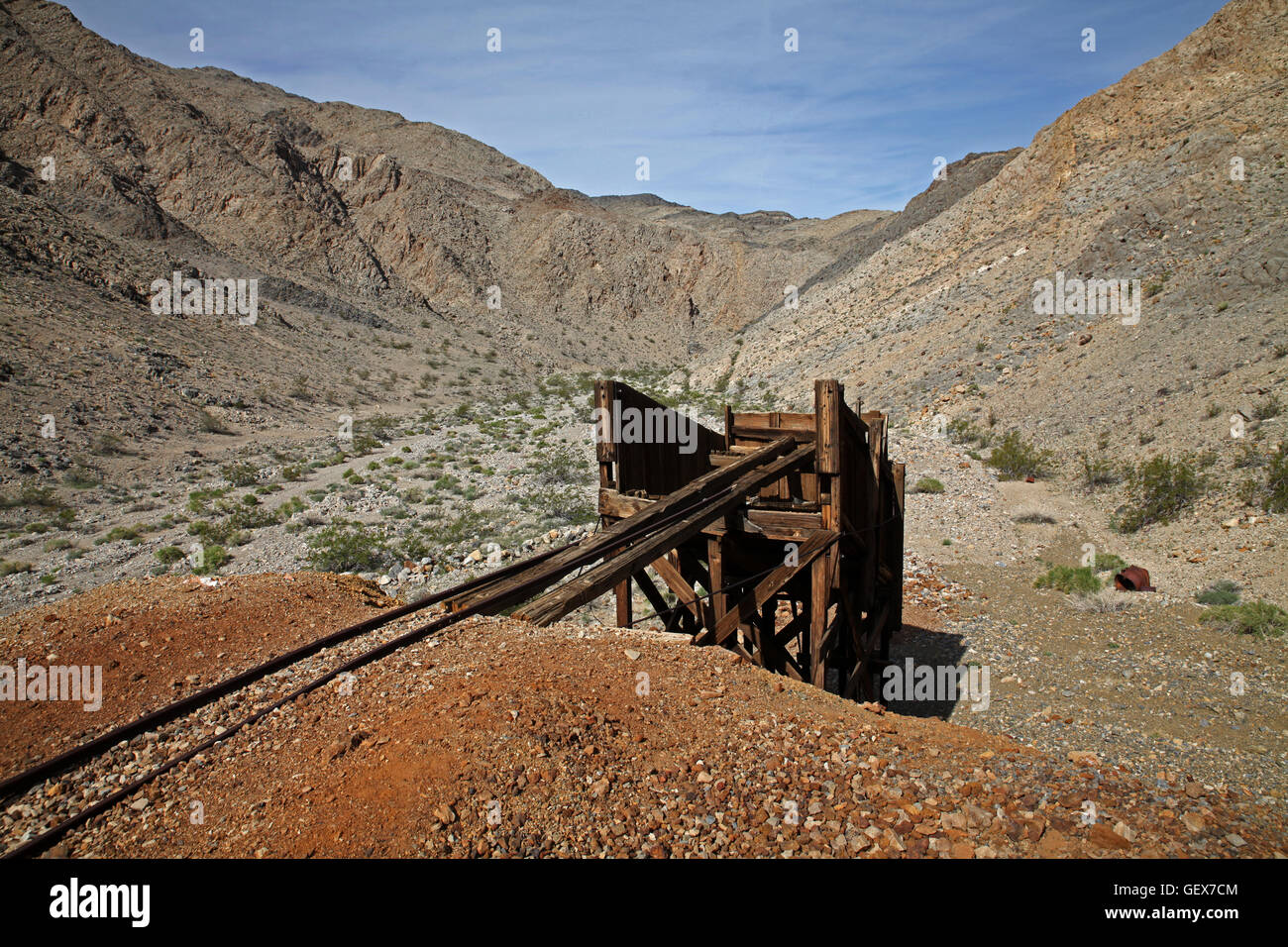 Abandoned mine in the Death Valley, California Stock Photo - Alamy