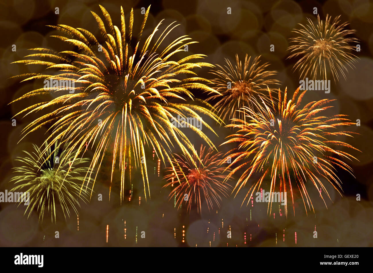 Fire works background hi-res stock photography and images - Alamy