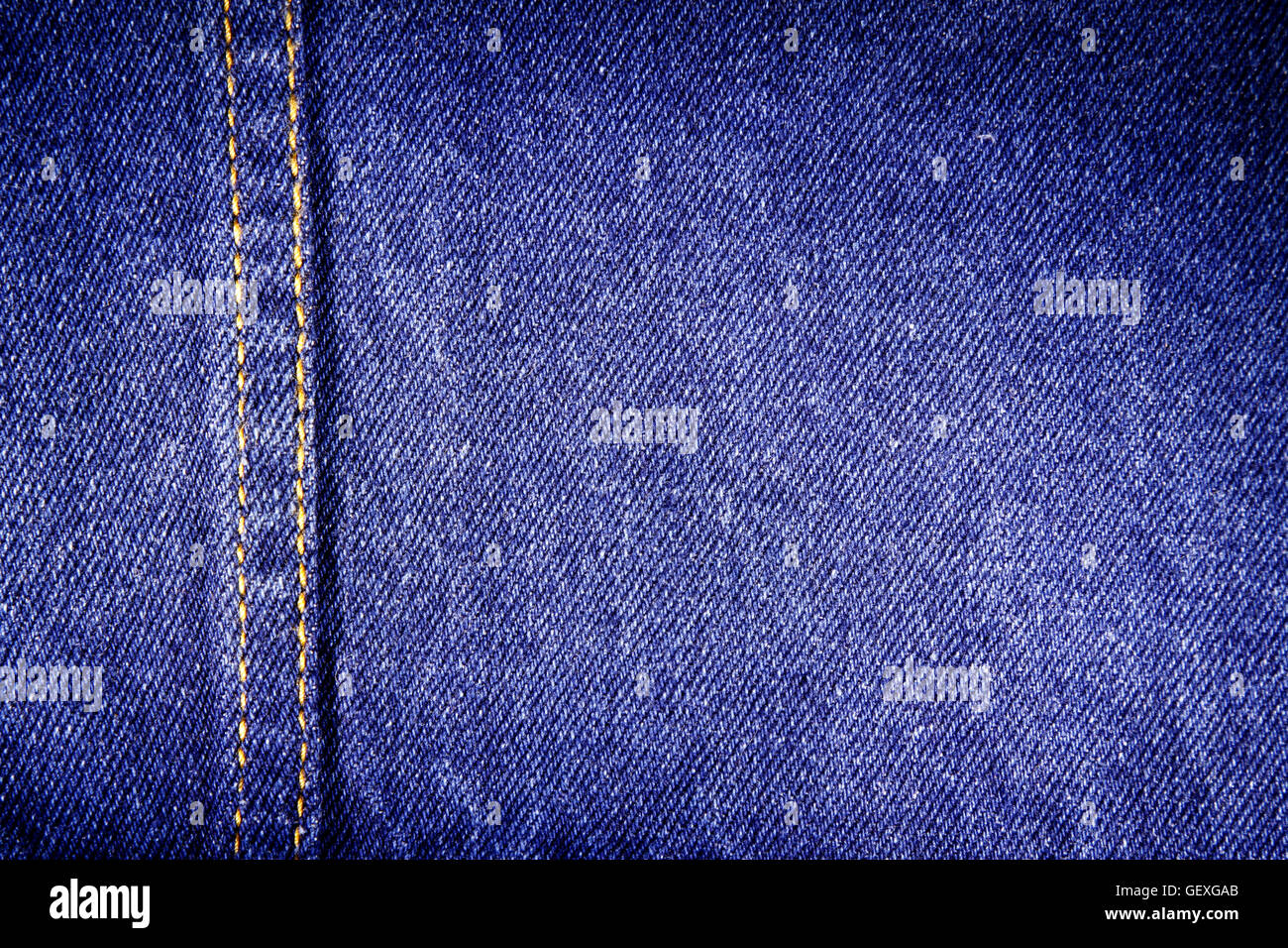 Blue denim fabric hi-res stock photography and images - Alamy