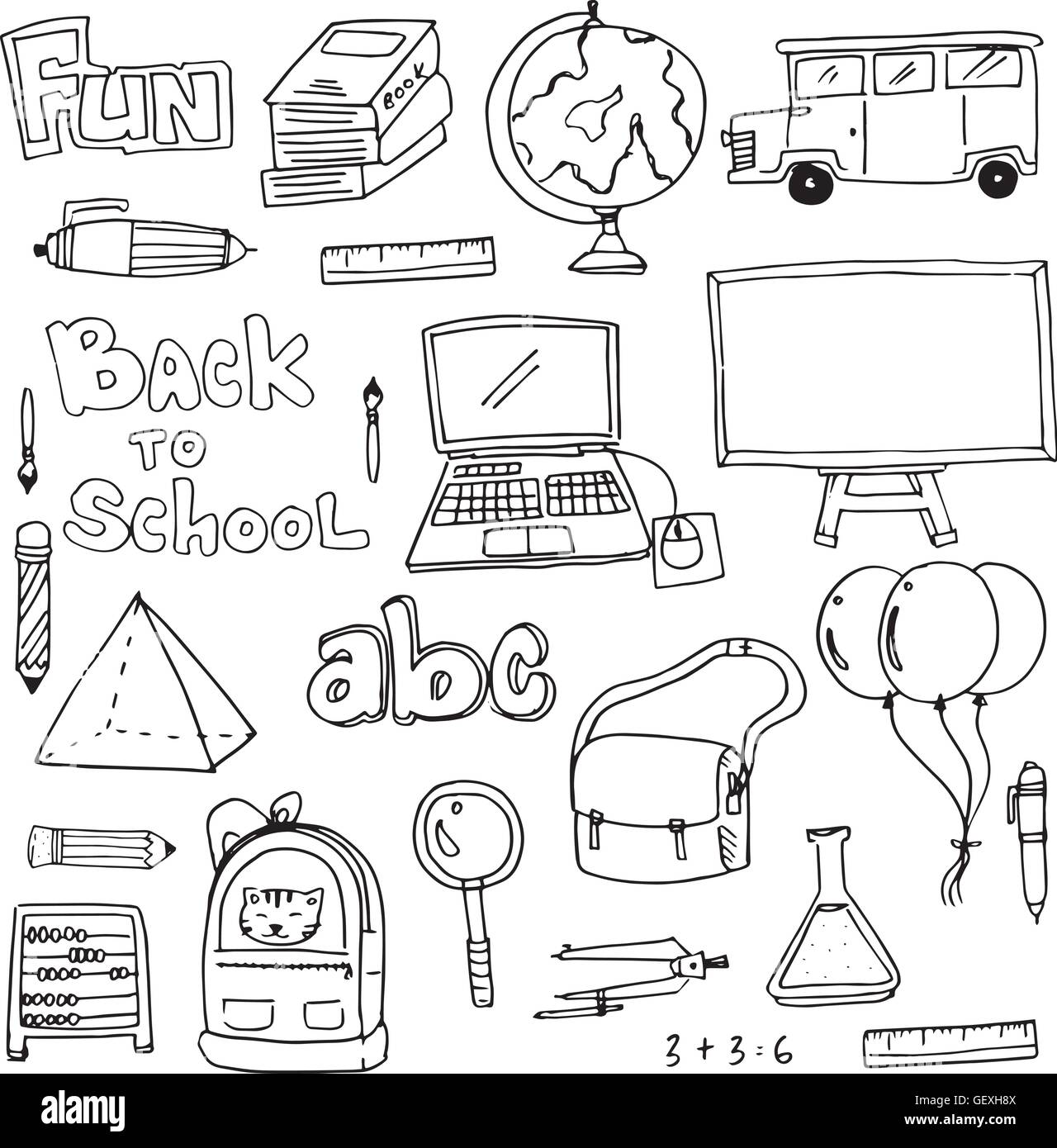 Hand draw education element doodles Stock Vector Image & Art - Alamy Hand draw education element doodles Stock Vector Image & Art - Alamy