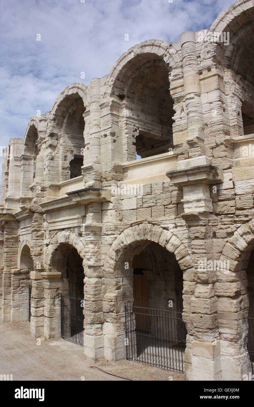 The Roman Amphitheatre at Arles, France Stock Photo - Alamy