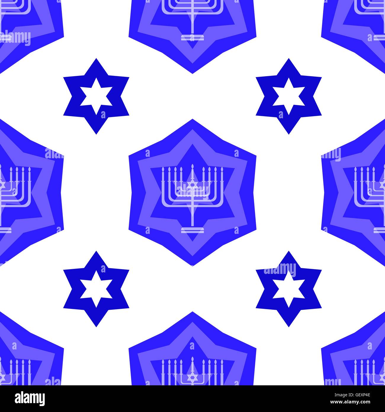Blue David Star Seamless Background Stock Vector Image & Art - Alamy