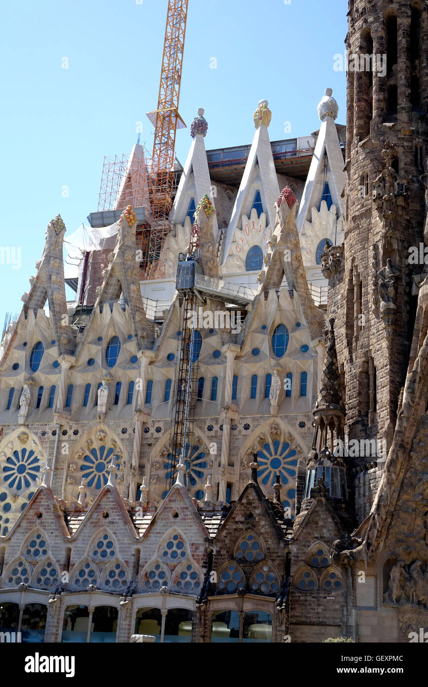 Gaudis most famous works in barcelona hi-res stock photography and ...