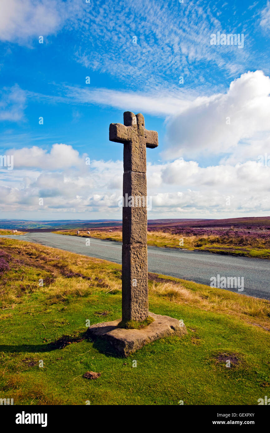 Young Ralphs Cross at Westerdale on the North York Moors Stock Photo ...