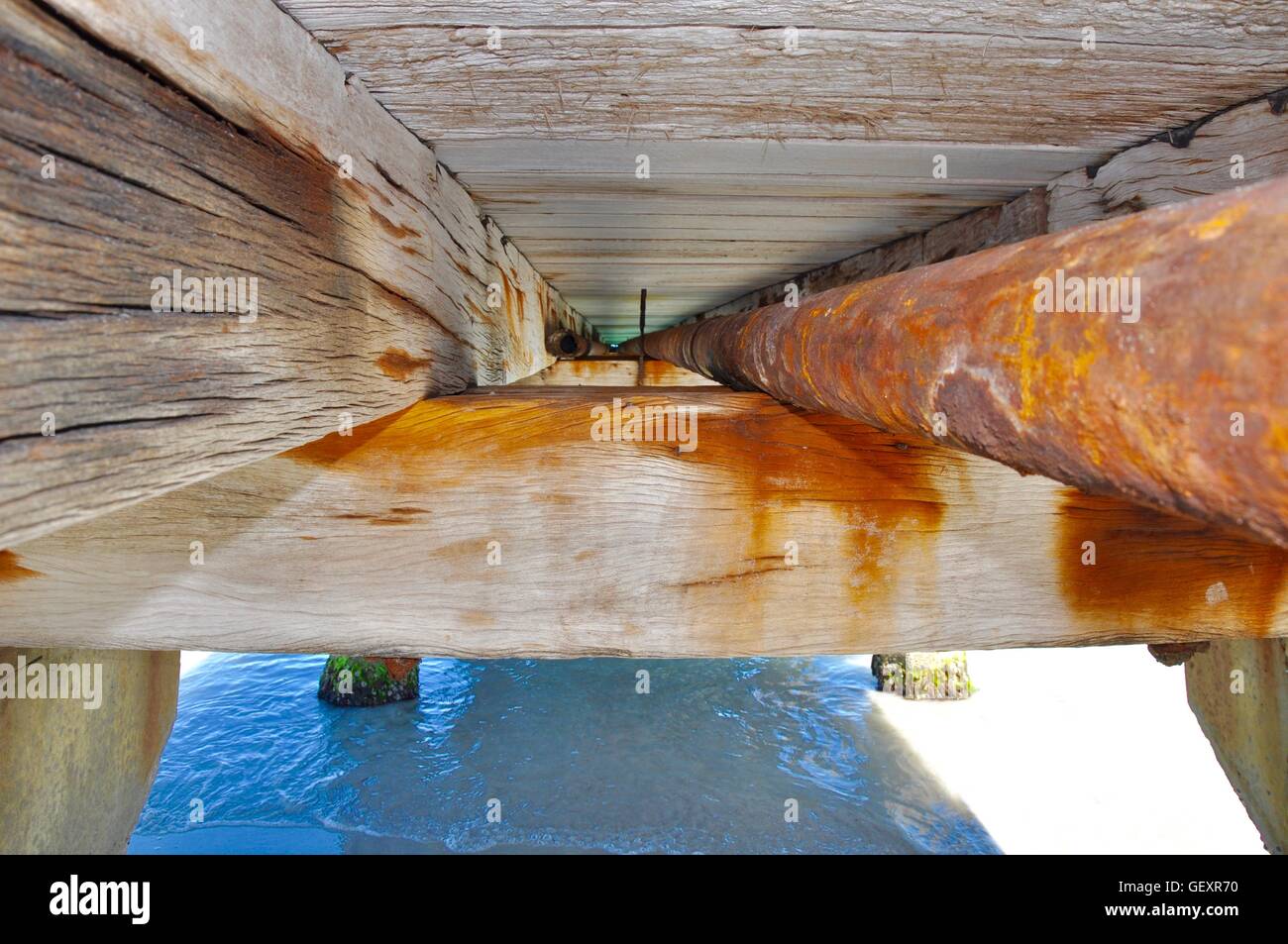 Underneath Jetty High Resolution Stock Photography and Images - Alamy