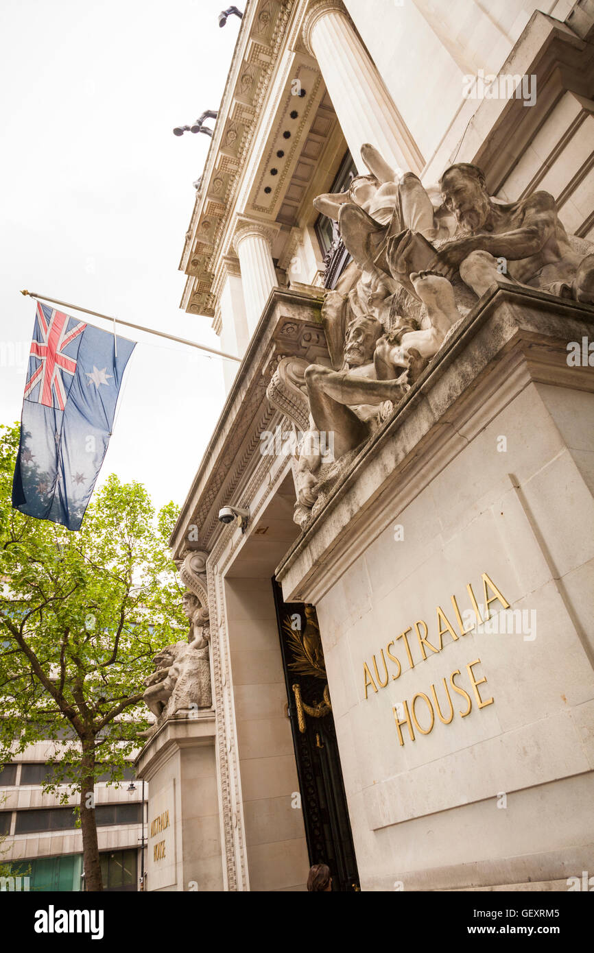 Australian high commission australia house strand hi-res stock ...