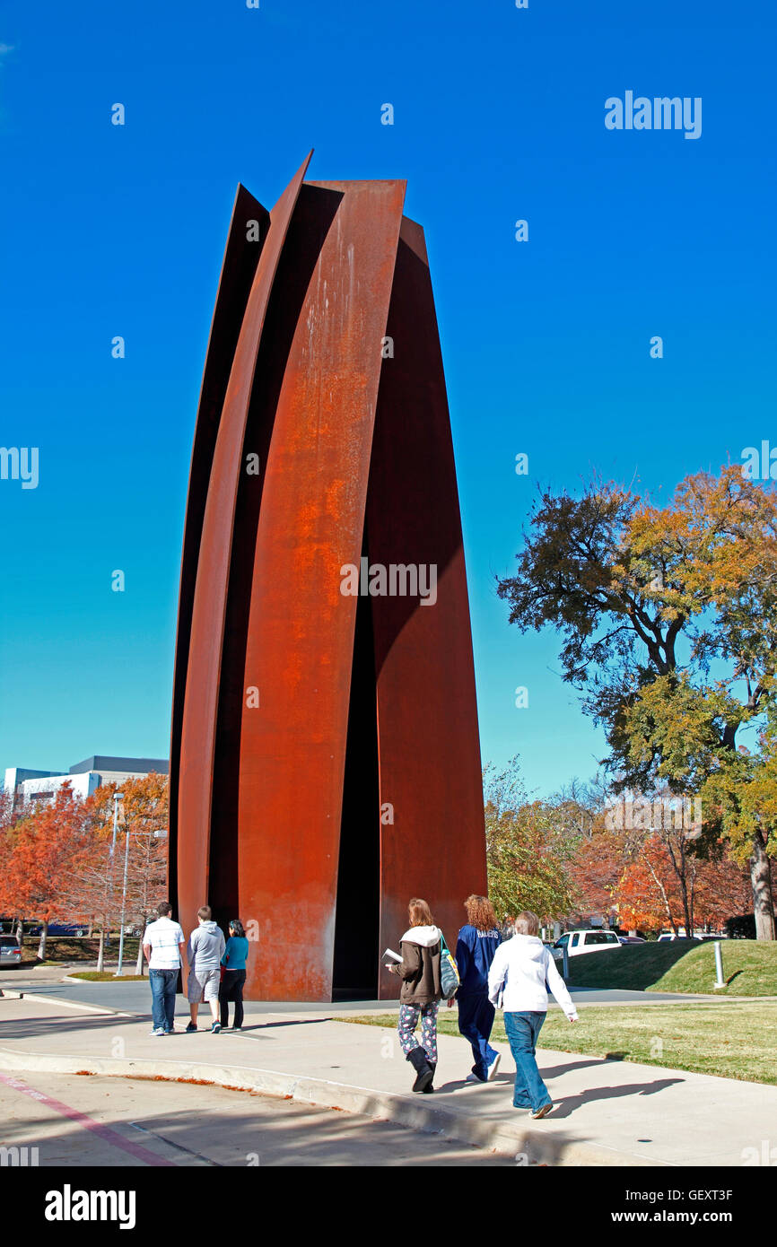 Vortex which is an outdoor steel sculpture by Richard Serra at the Fort ...