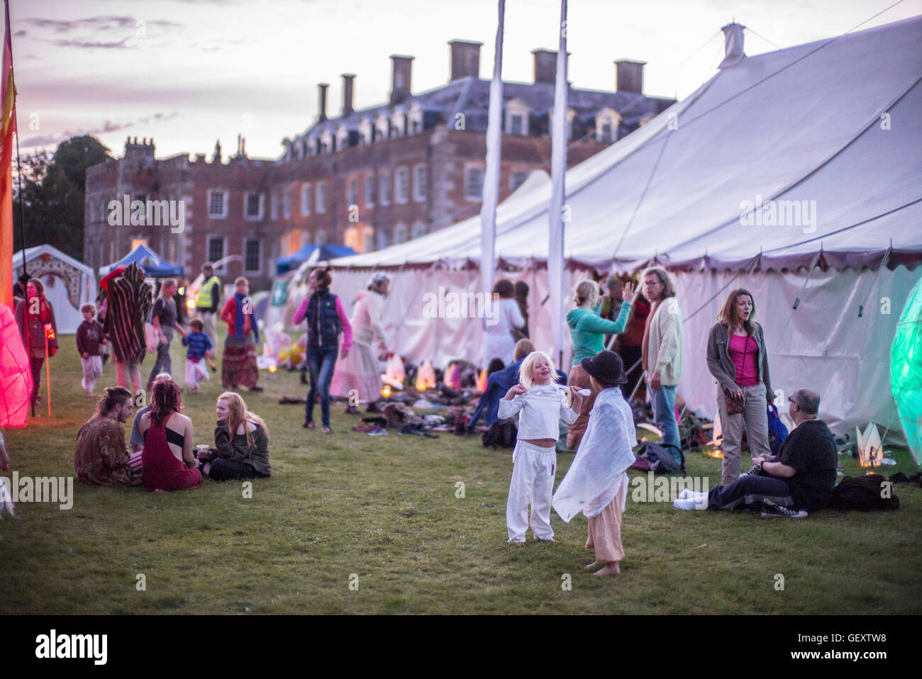 Children play at the Colourfest Festival at St Giles House in Dorset ...