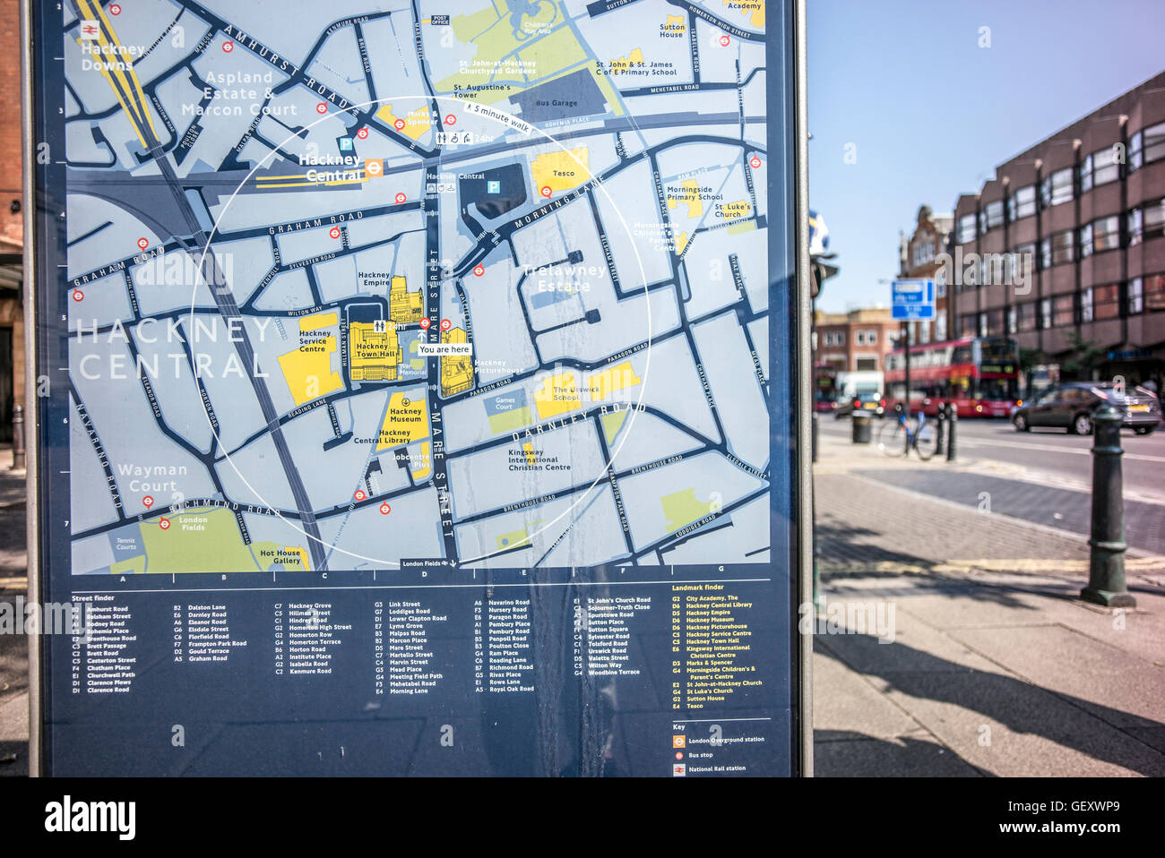 Central london map hi-res stock photography and images - Alamy