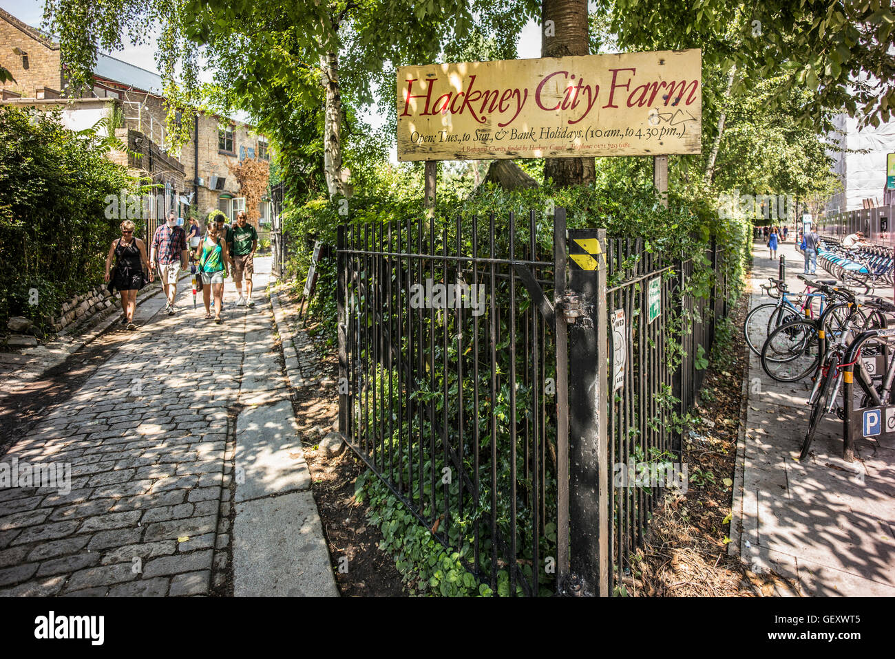 Hackney City Farm is in Haggerston in the London Borough of Hackney ...