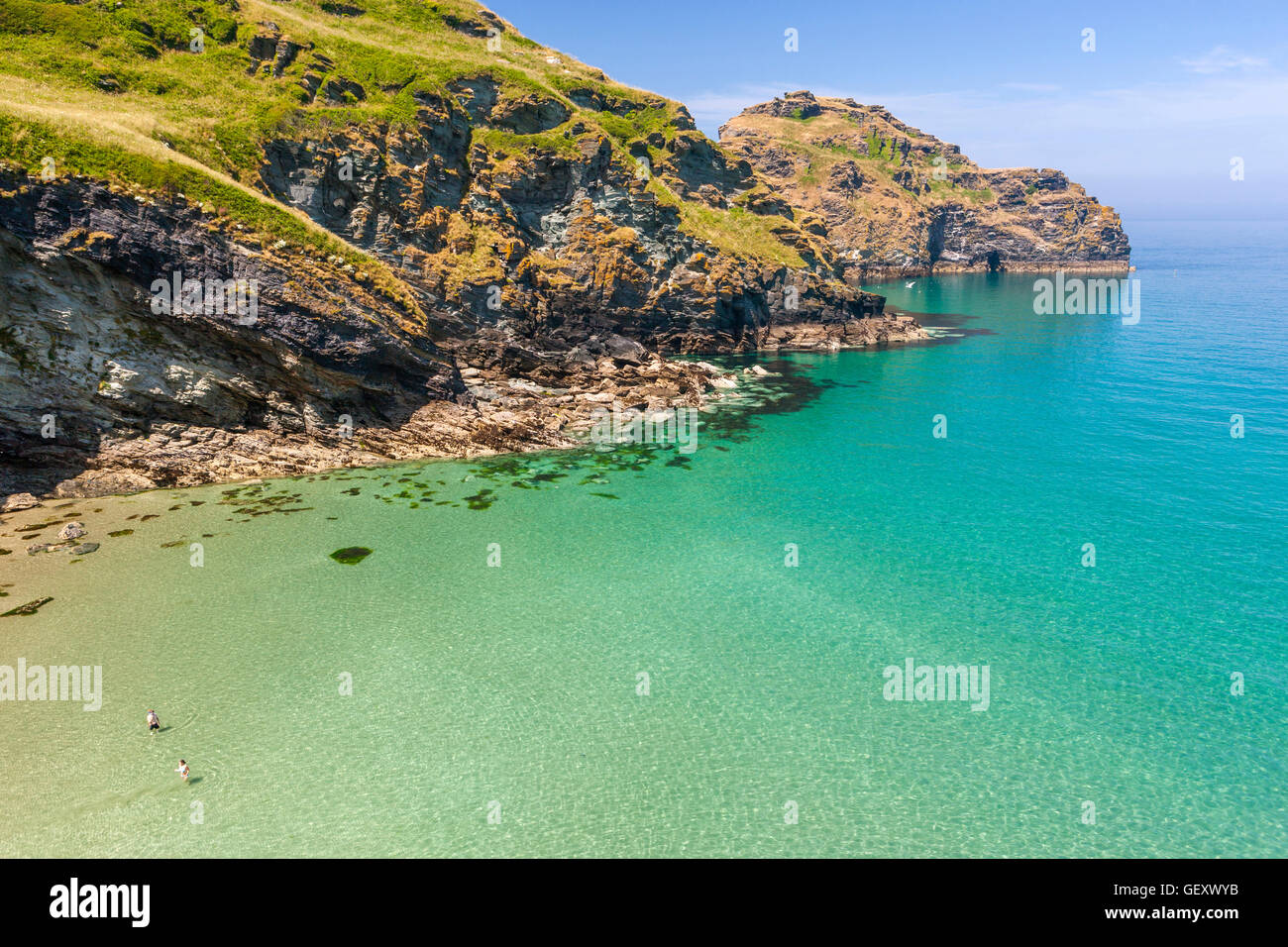 Bossiney beach hi-res stock photography and images - Alamy