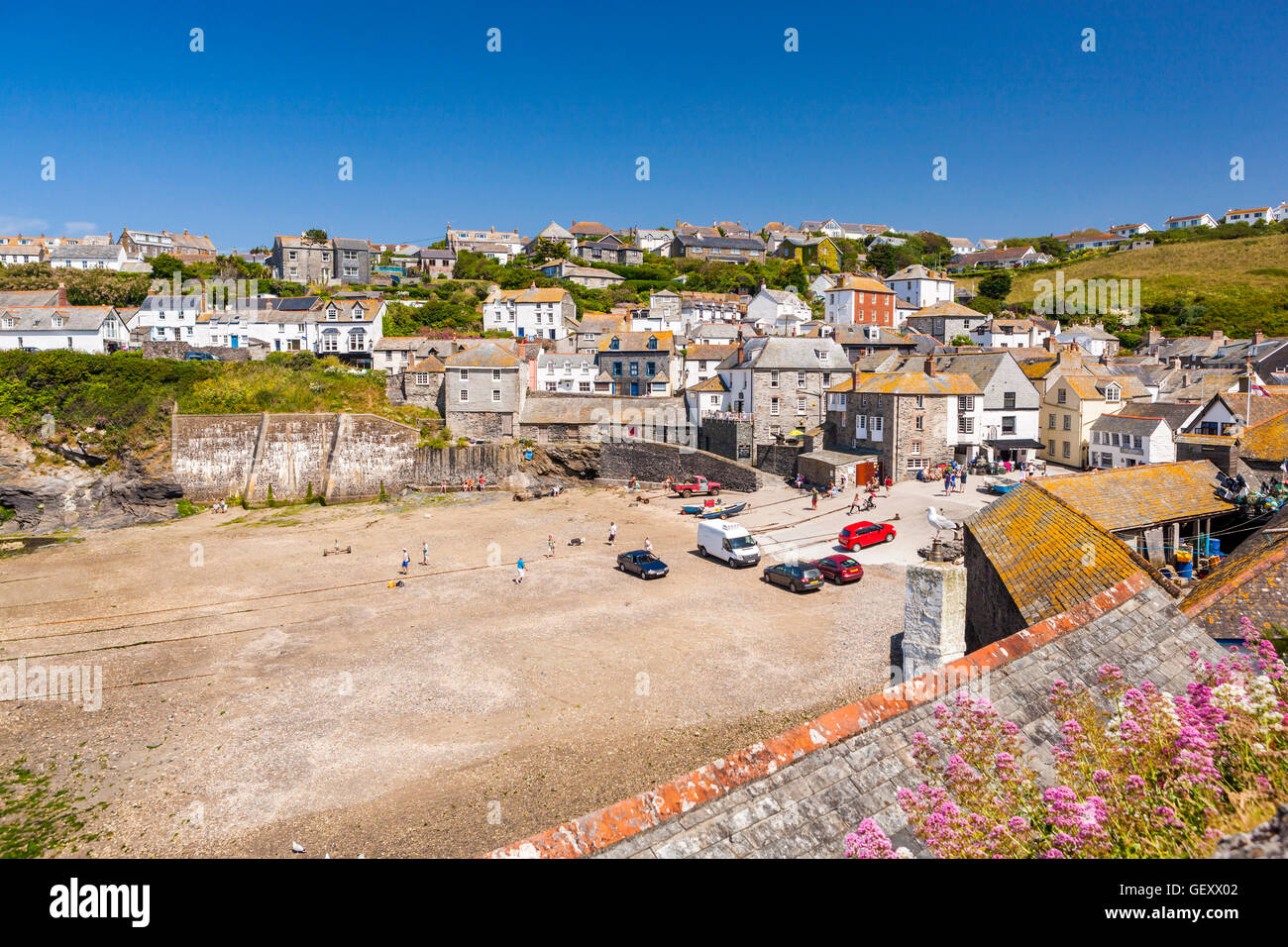Port Isaac which is a small and picturesque fishing village on the ...