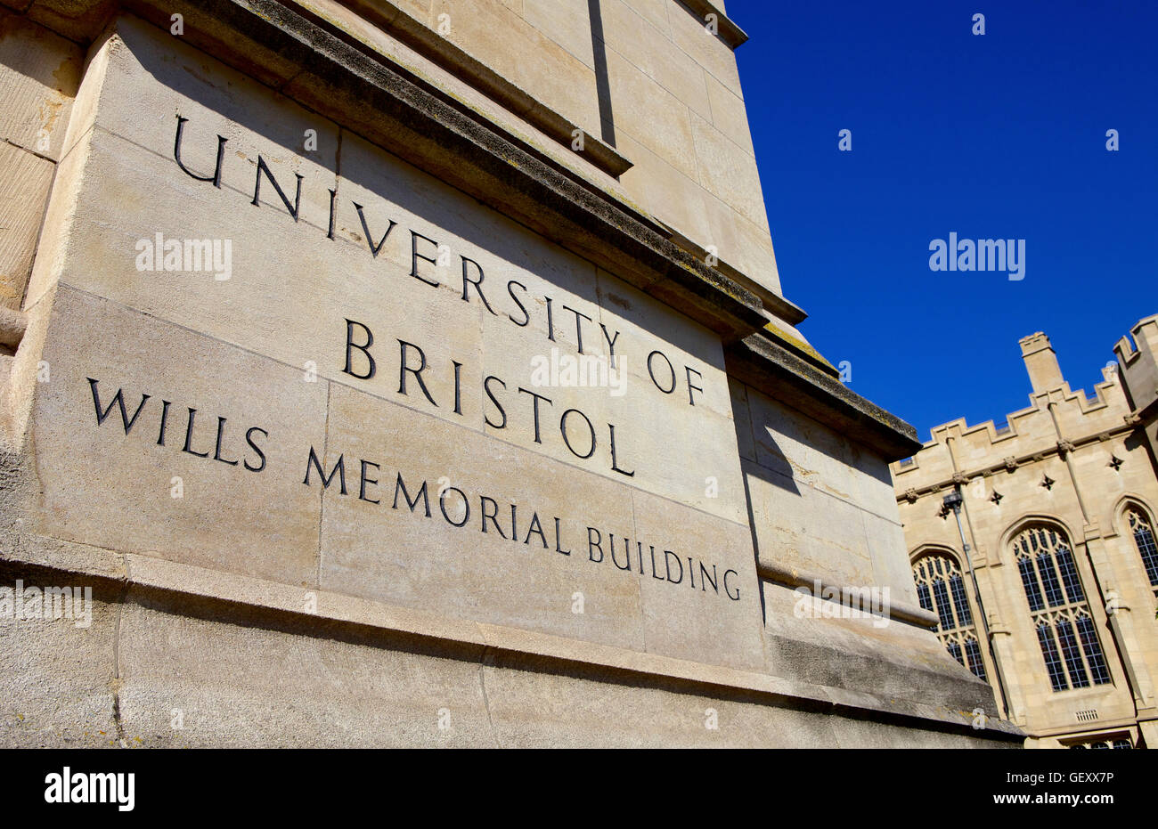 Wills memorial bristol uni hi-res stock photography and images - Alamy
