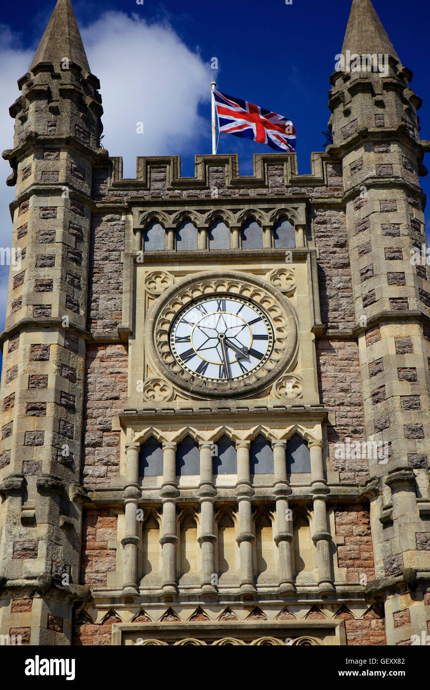 The tower of Bristol Temple Meads train station Stock Photo - Alamy