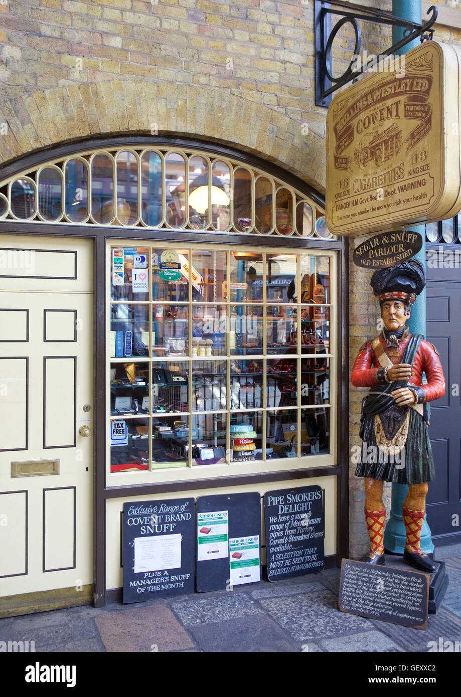 Tobacco shop window sign hi-res stock photography and images - Alamy