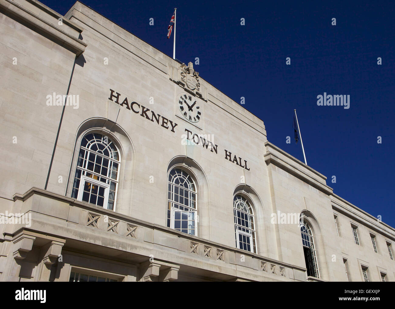 Hackney town hall hi-res stock photography and images - Alamy