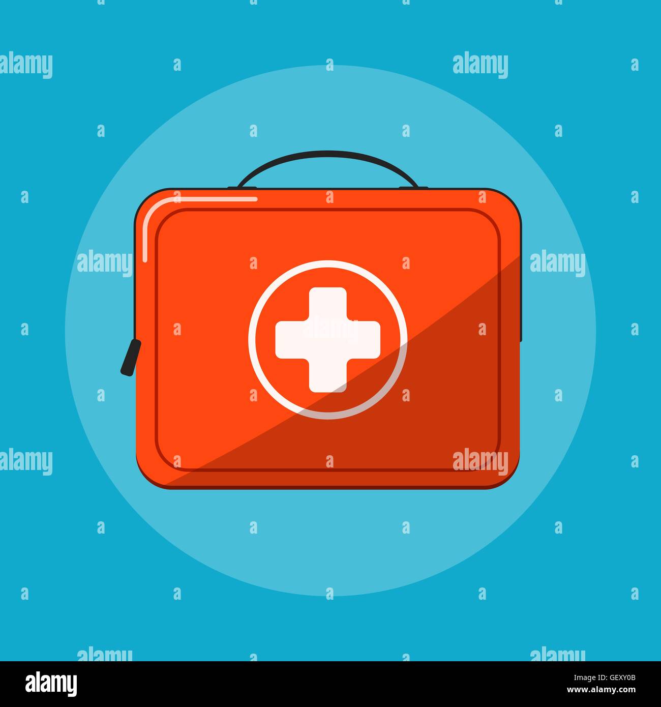 First aid kit vector icon Stock Vector Image & Art - Alamy