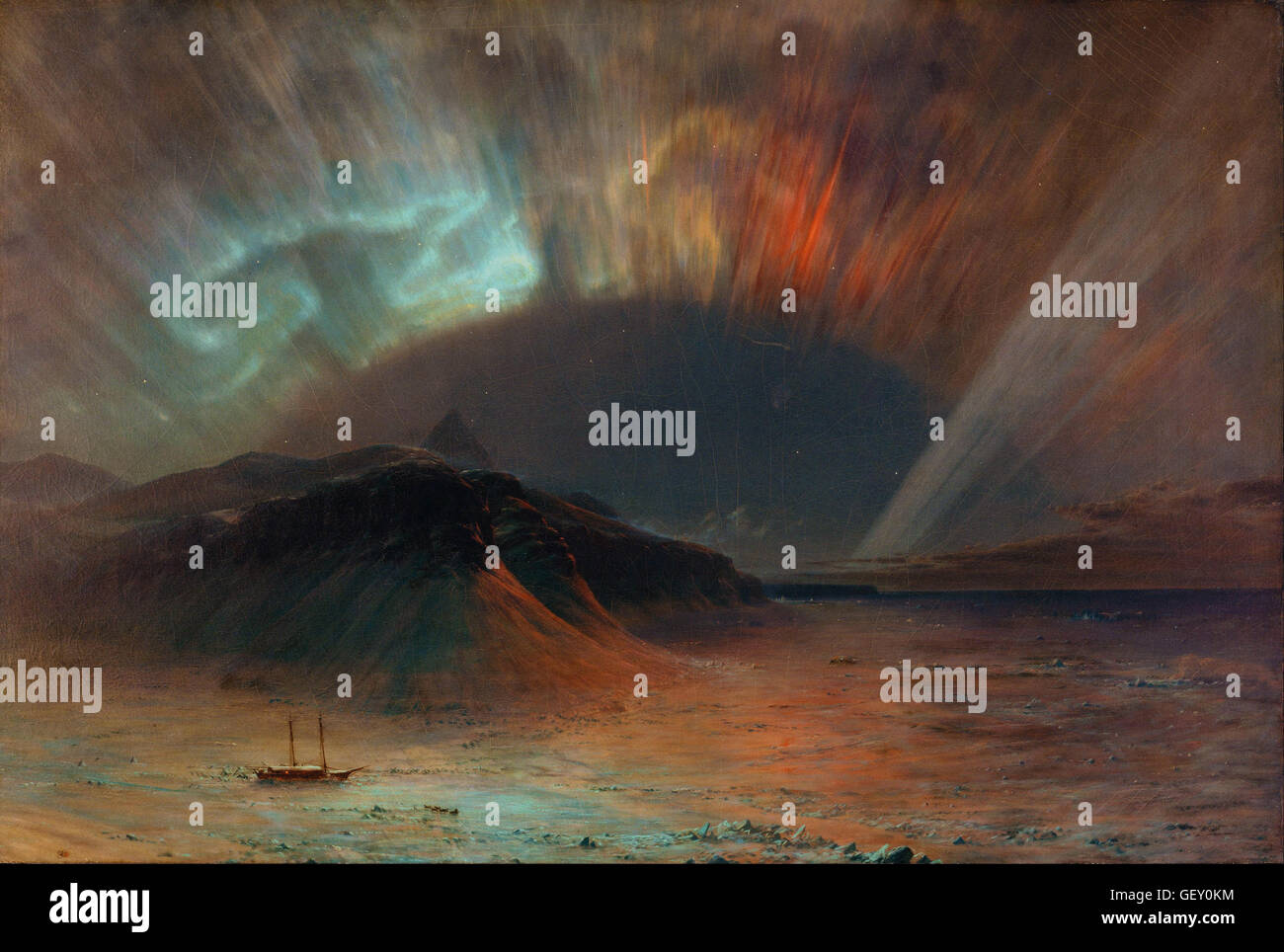 Frederic Edwin Church - Aurora Borealis Stock Photo - Alamy Frederic Edwin Church - Aurora Borealis Stock Photo - Alamy