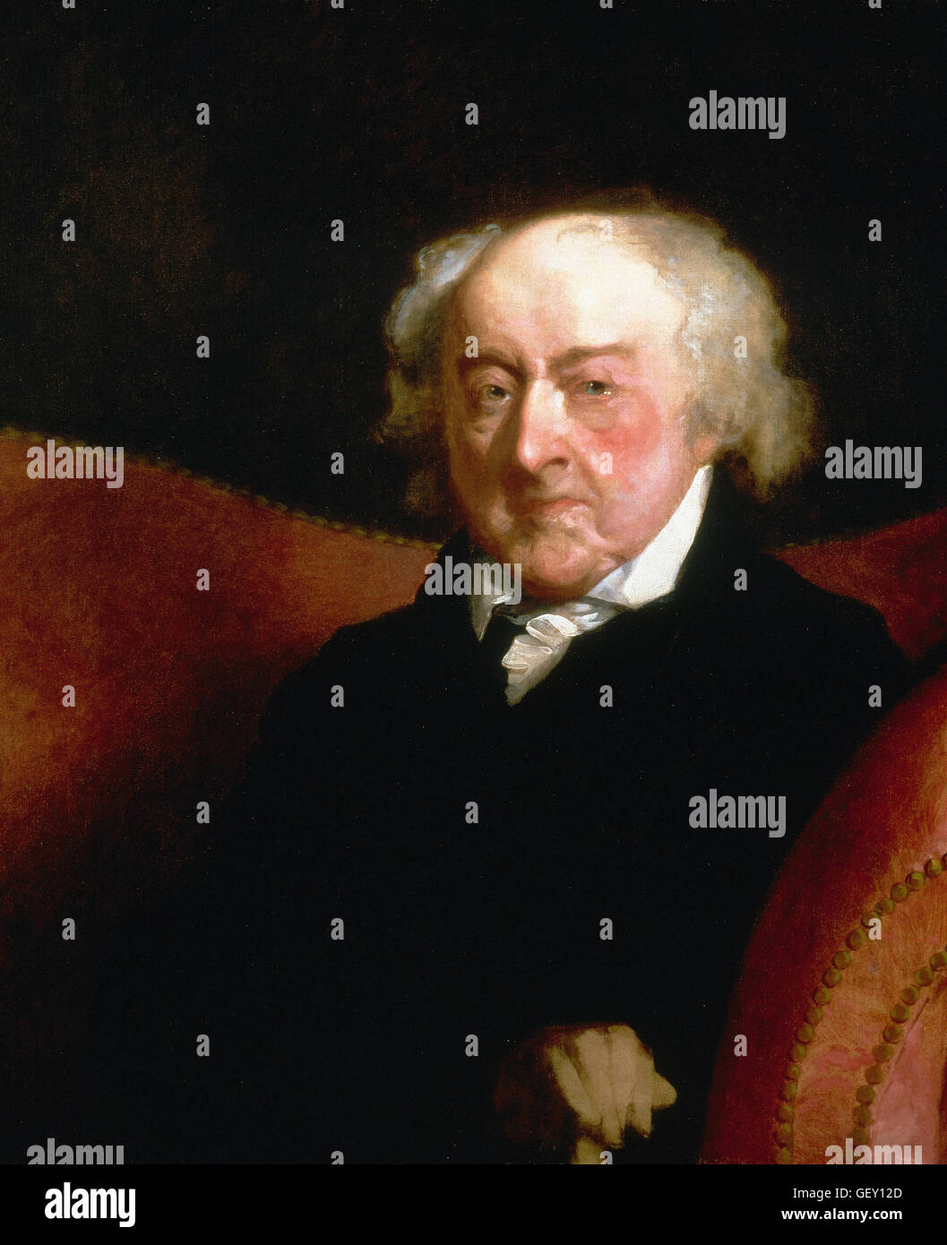 Gilbert Stuart - John Adams Stock Photo - Alamy