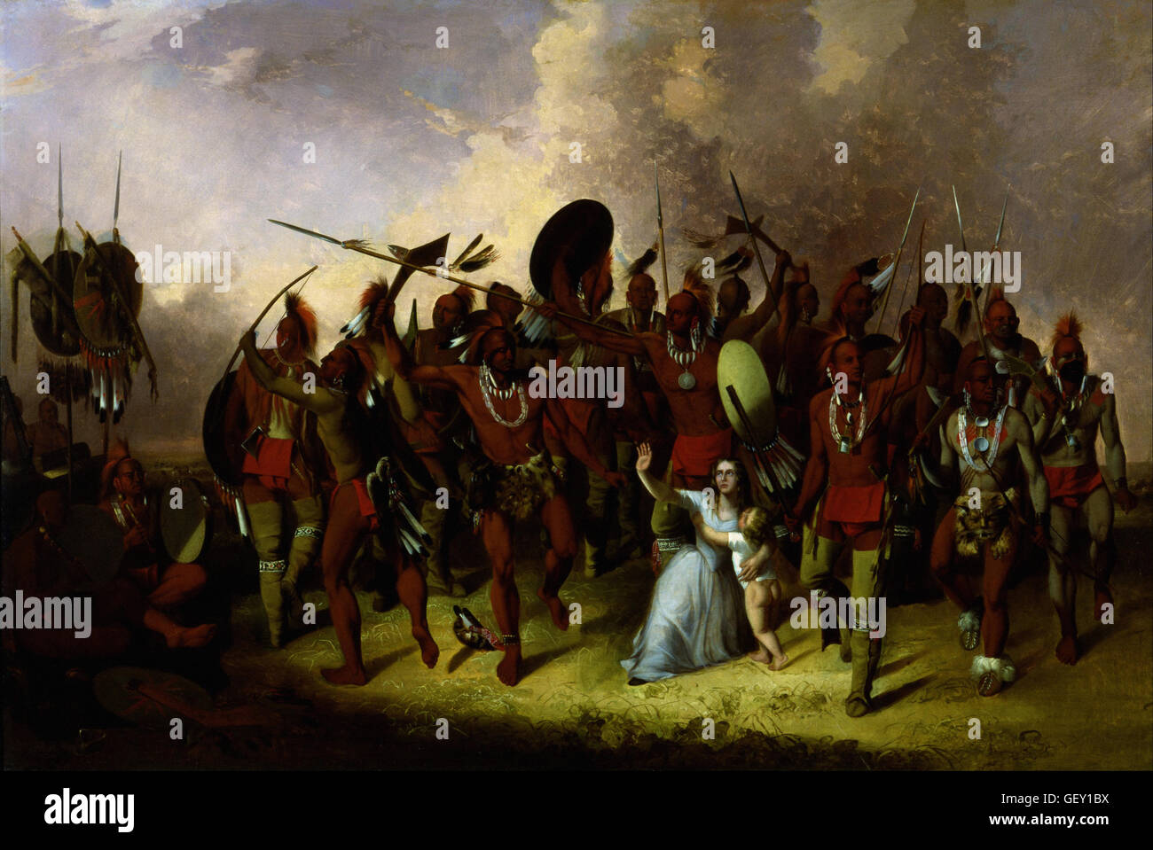 Native american painting dance hi-res stock photography and images - Alamy