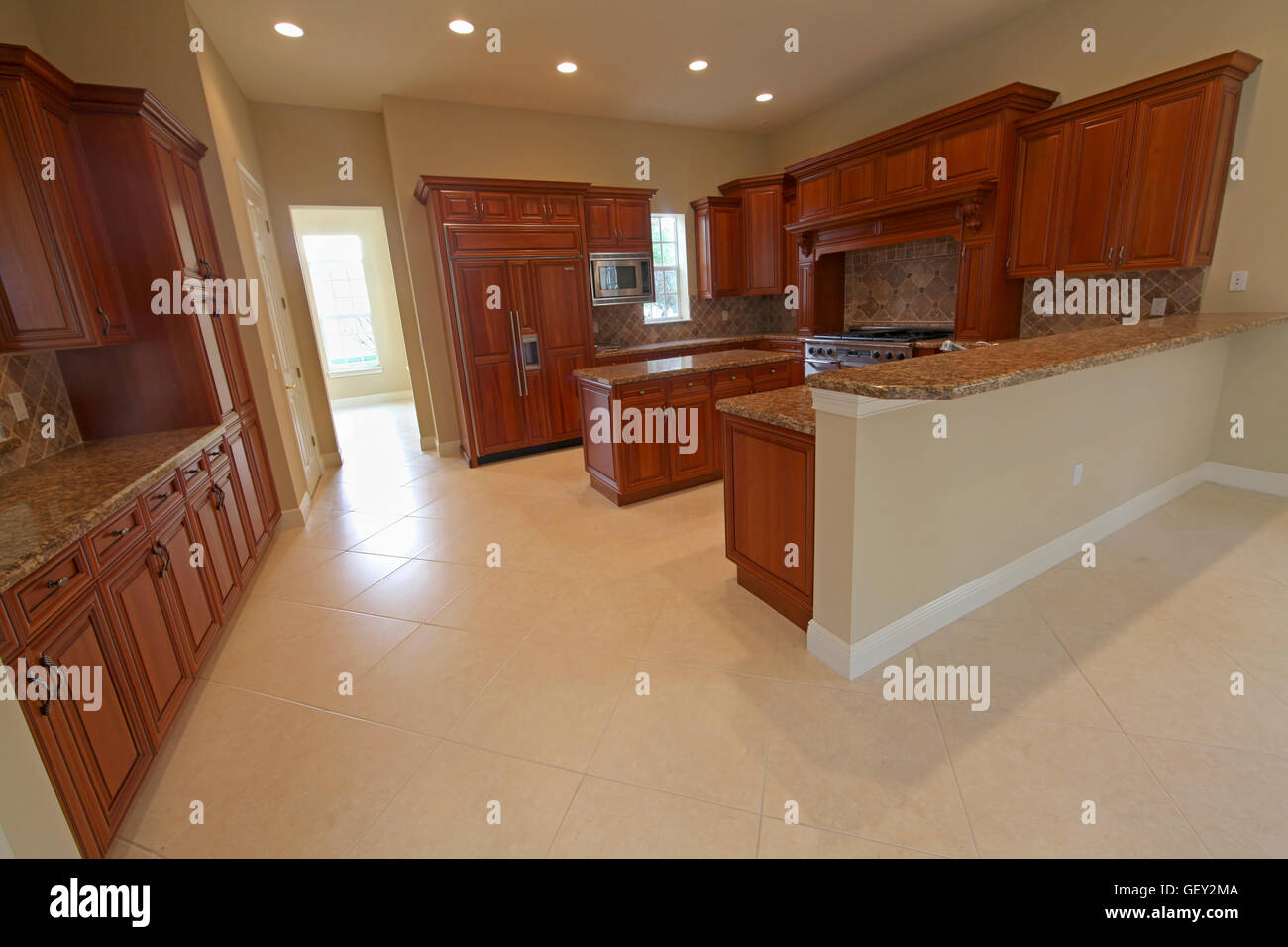A Kitchen in a home in Florida Stock Photo - Alamy