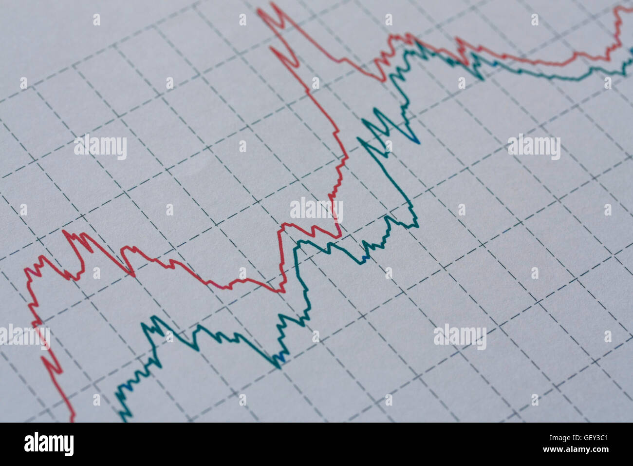 A line graph Stock Photo - Alamy