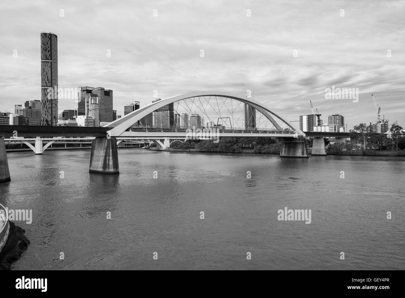The Merivale Bridge in Brisbane Australia Stock Photo - Alamy