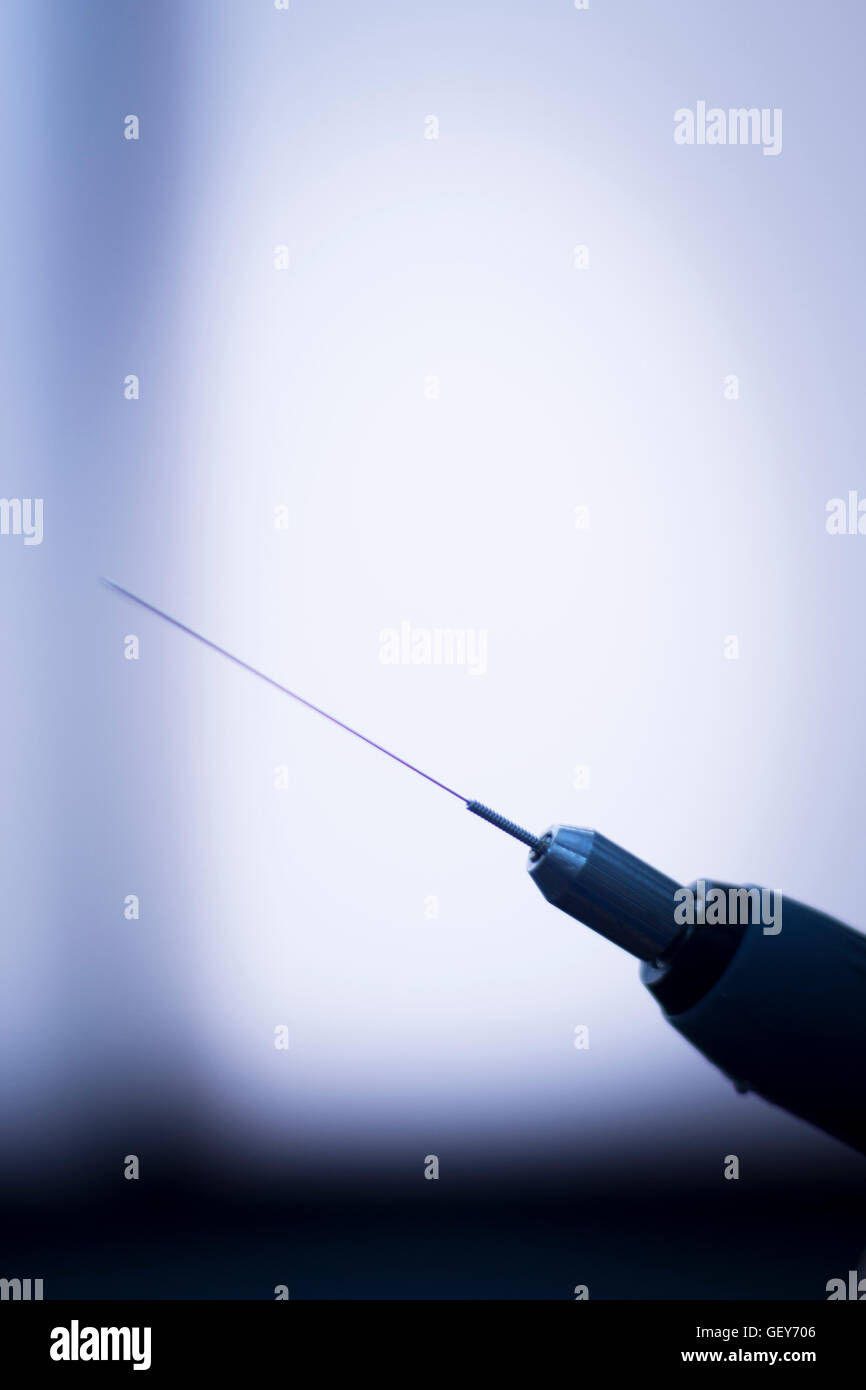 Electroacupunture dry needling needle connecting machine to needles ...