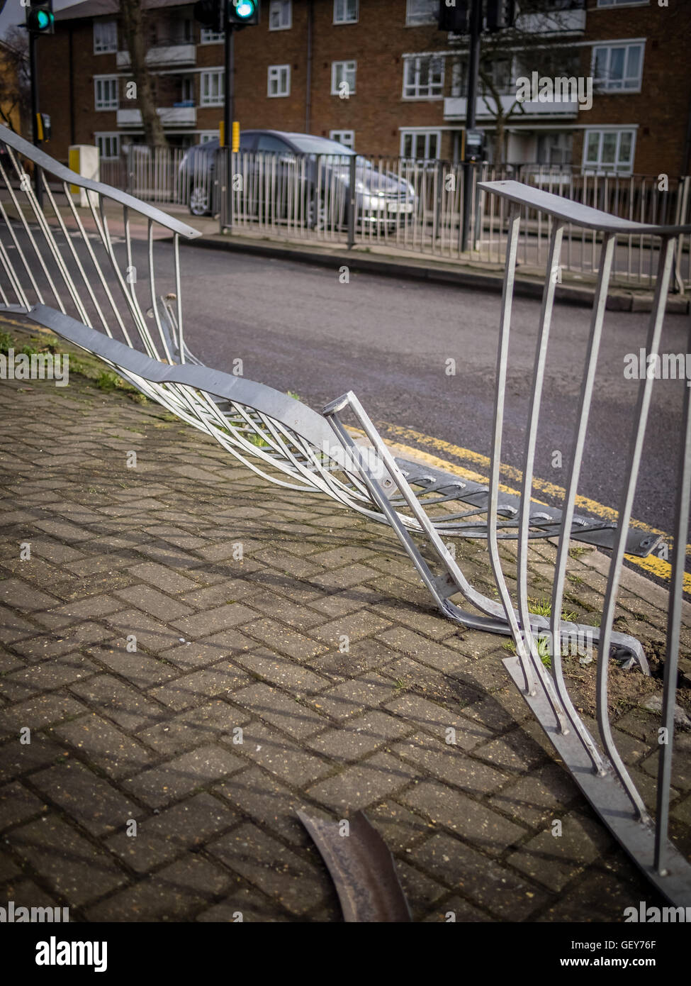 Handrail broken hi-res stock photography and images - Alamy