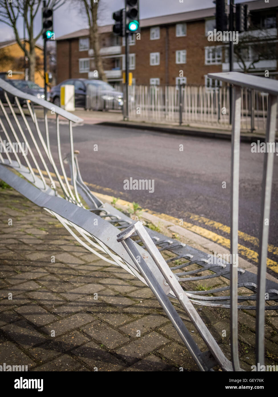 Handrail broken hi-res stock photography and images - Alamy