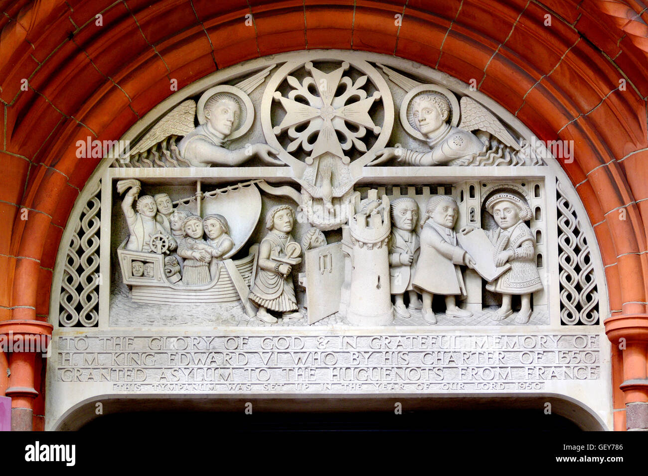 London, England, UK. French Protestant Church of London (Église ...