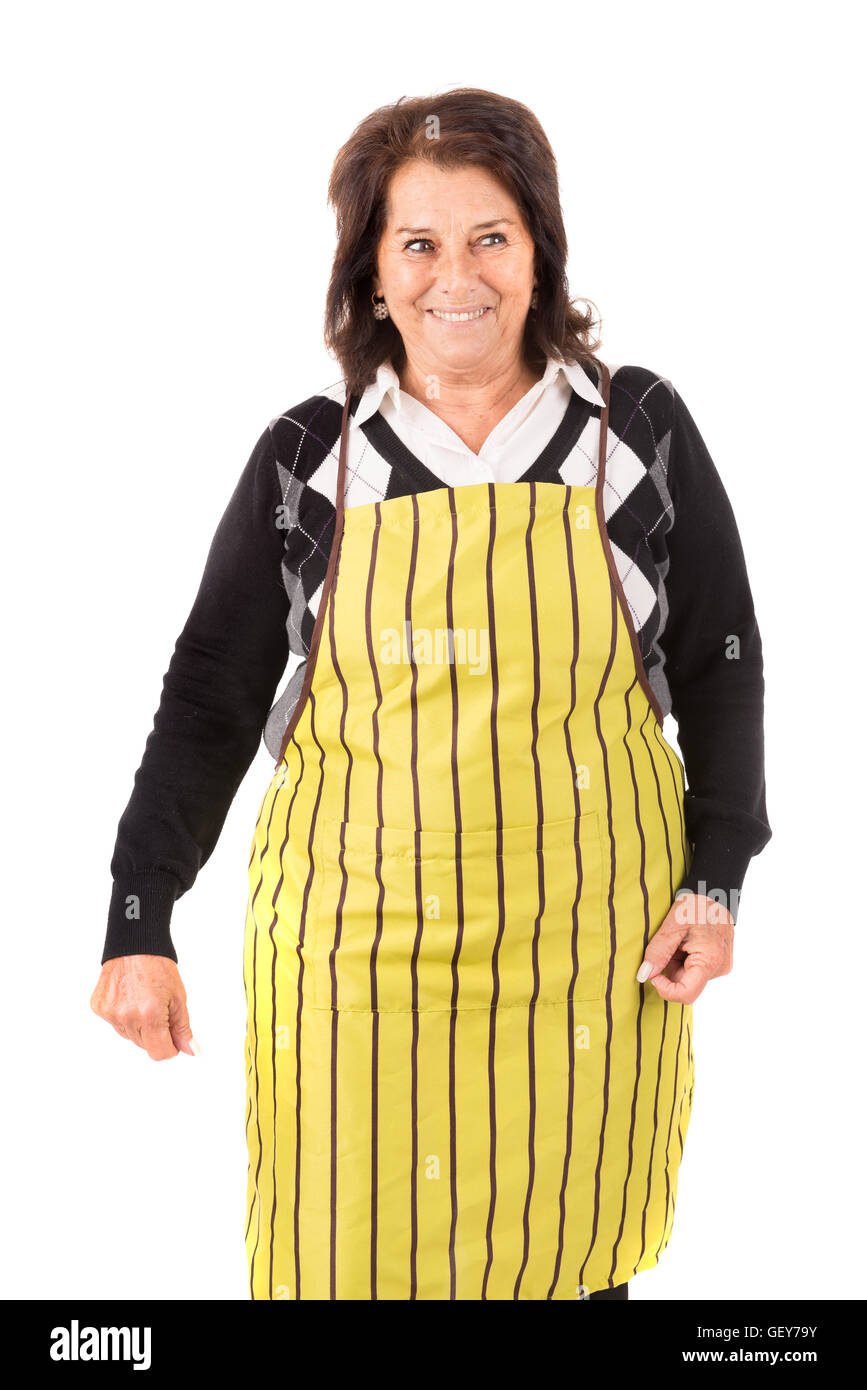 Happiness apron hi-res stock photography and images - Alamy