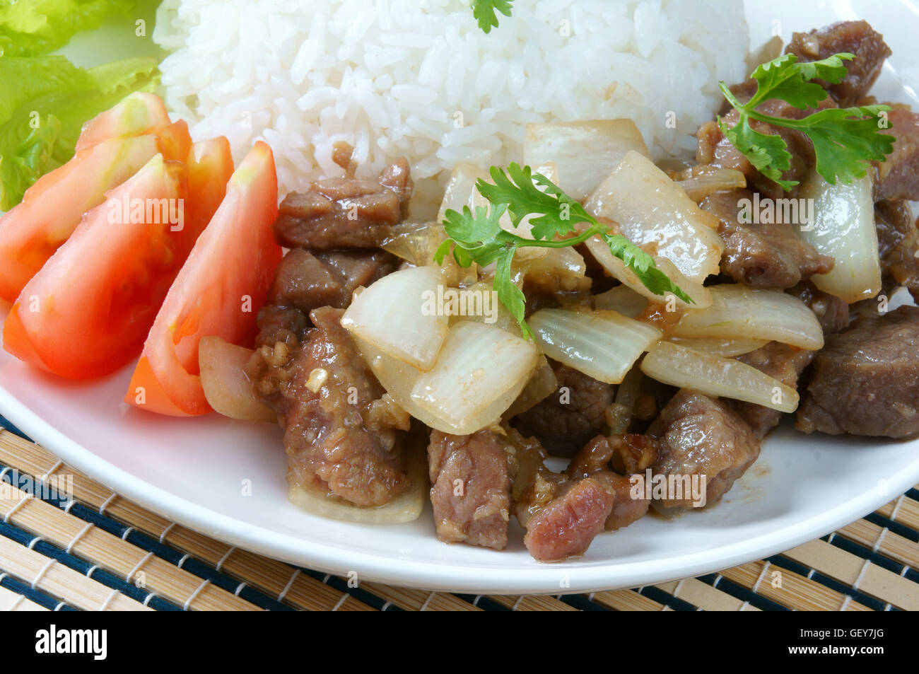 Vietnamese food, bo luc lac, nutrition and delicious eating, beef fry ...