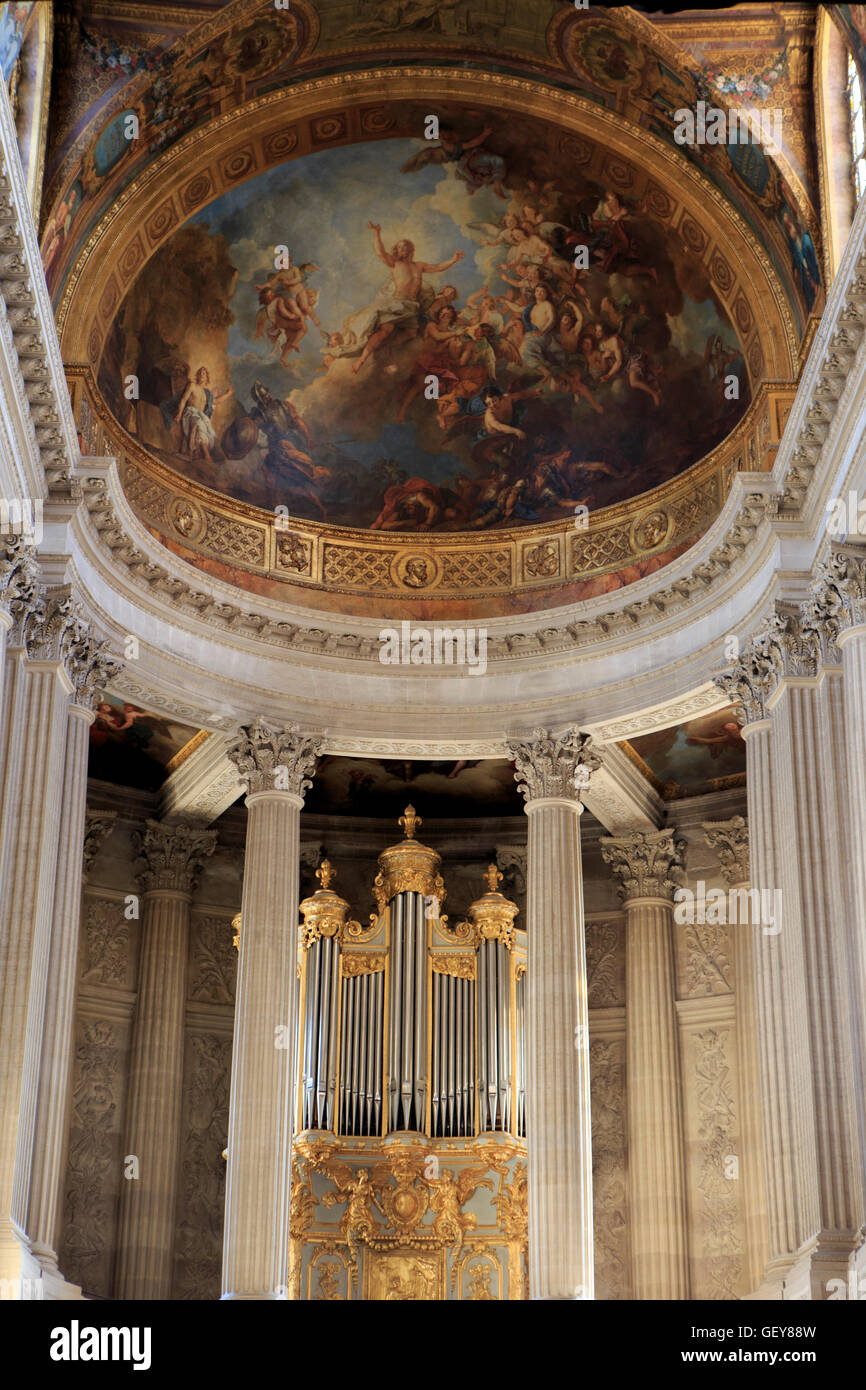A chapel inside the Palace of Versailles, Paris, France Stock Photo - Alamy
