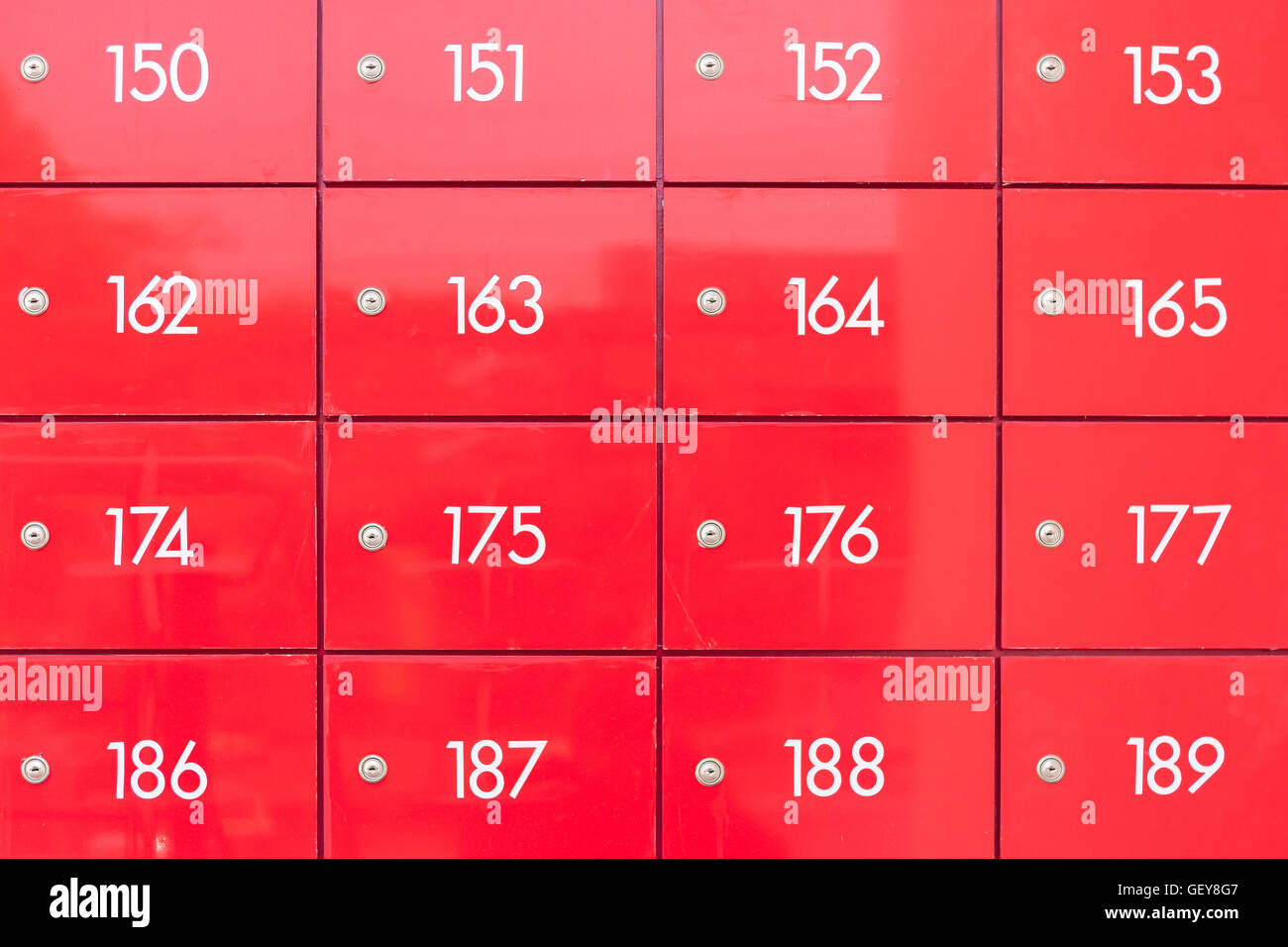 locker for post office members Stock Photo - Alamy