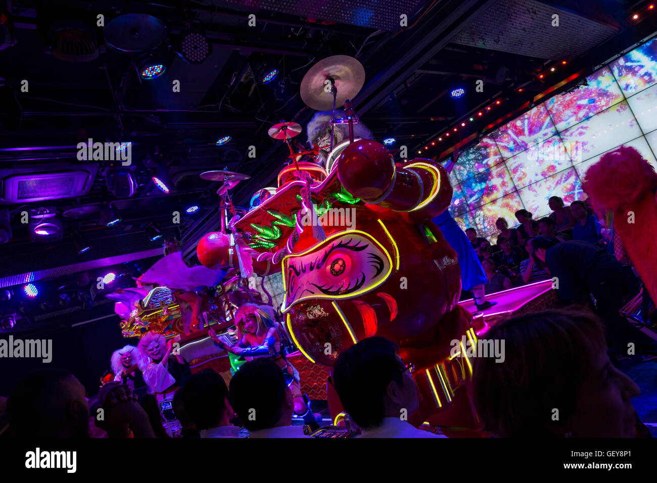 fantastic show at the robot restaurant in Tokyo, Japan Stock Photo - Alamy