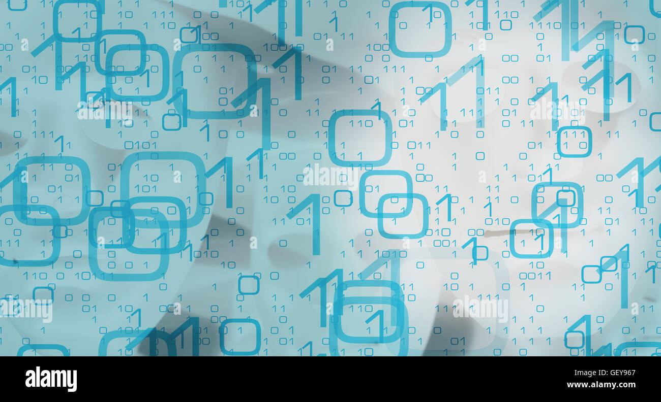 Binary code big data Stock Photo - Alamy