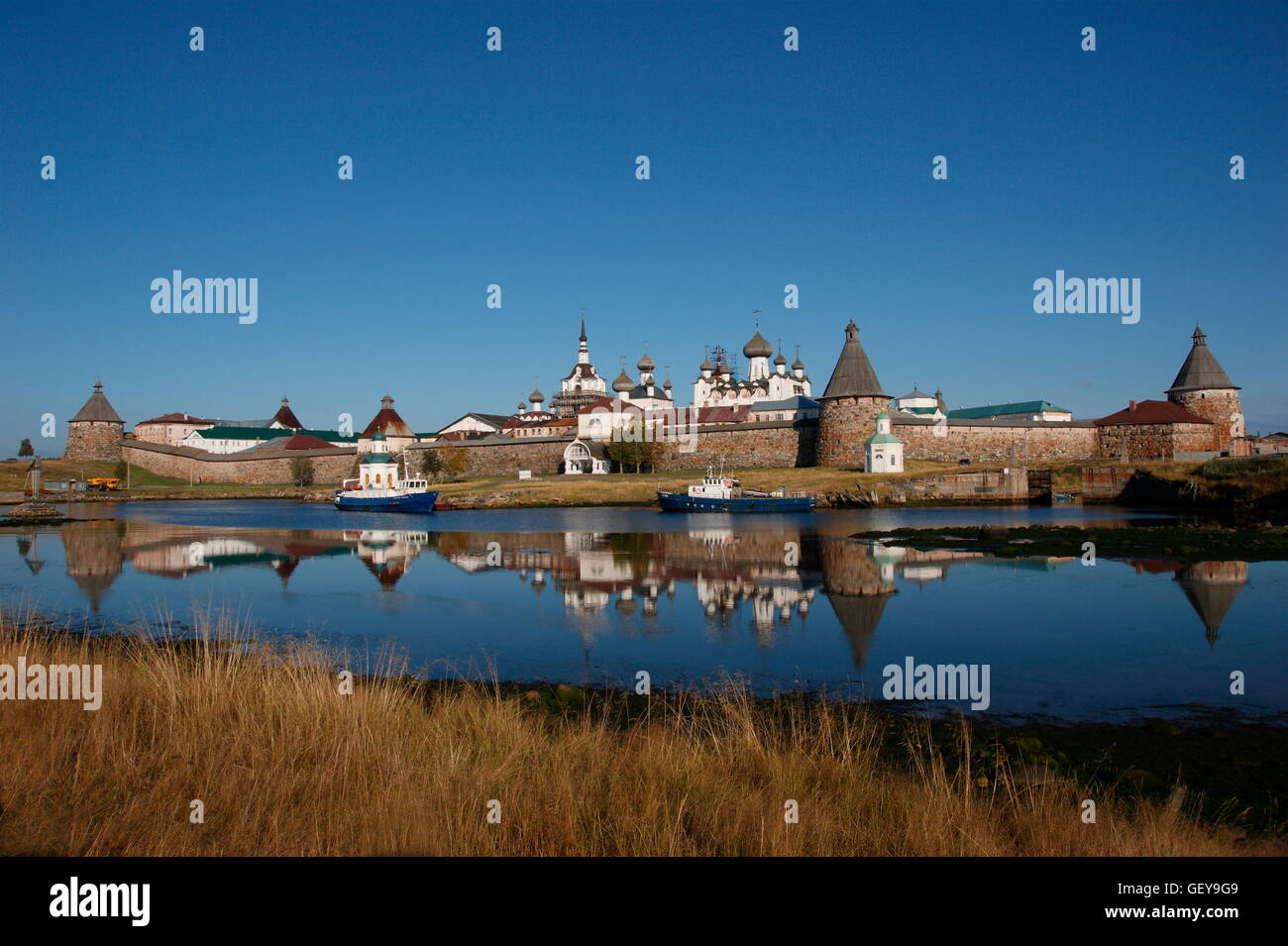 geography / travel, Russia, Solovetsky Islands, Solovetsky kremlin ...