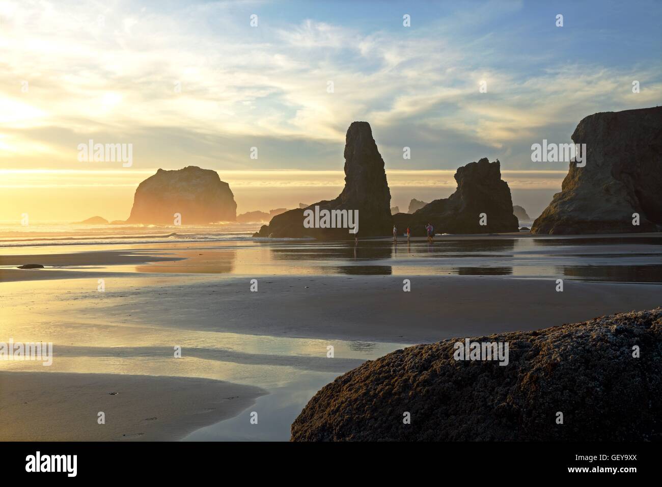geography / travel, USA, Oregon, Face Rocks, Bandon Stock Photo - Alamy