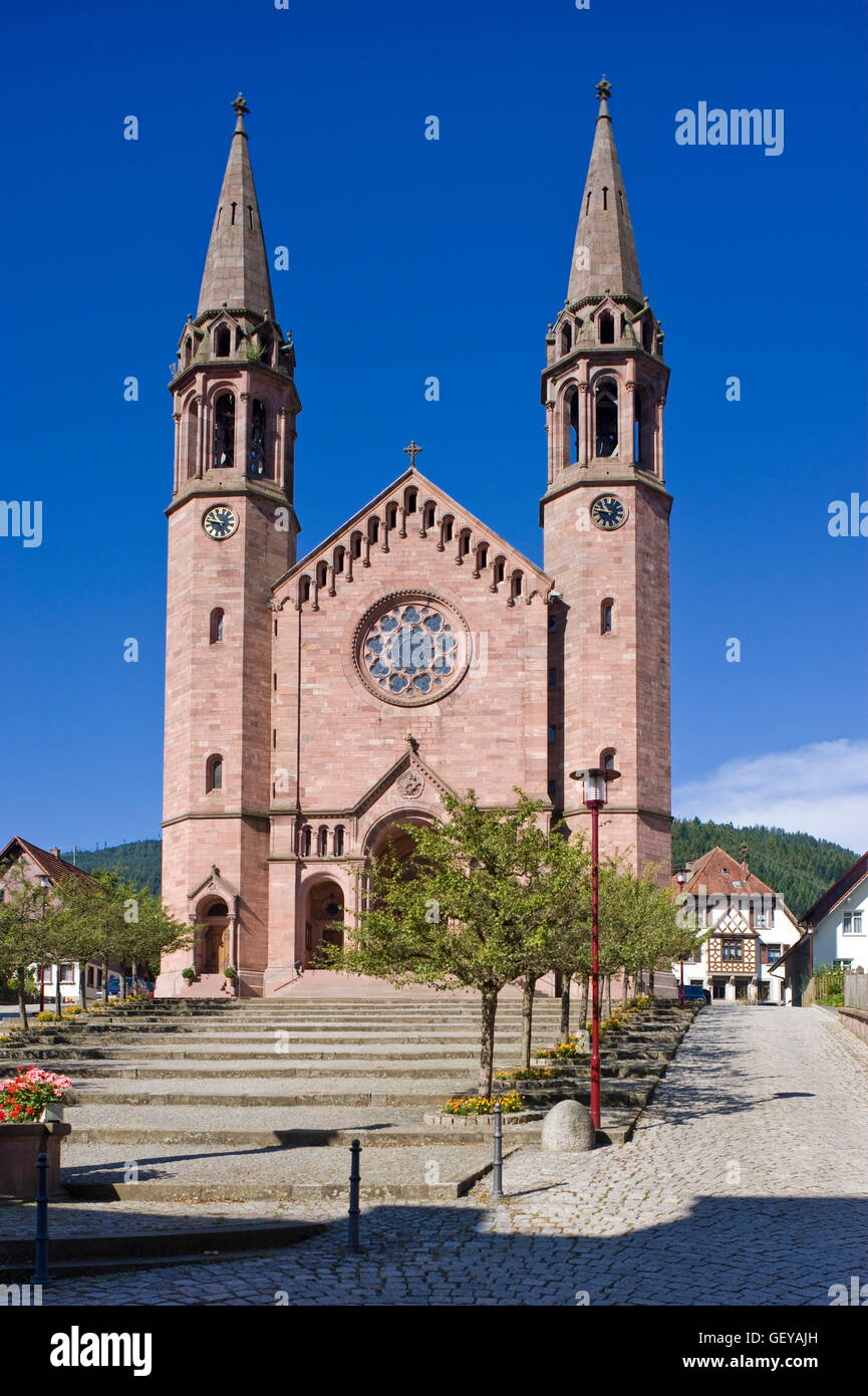 geography / travel, Germany, Baden-Wuerttemberg, Forbach, churches ...