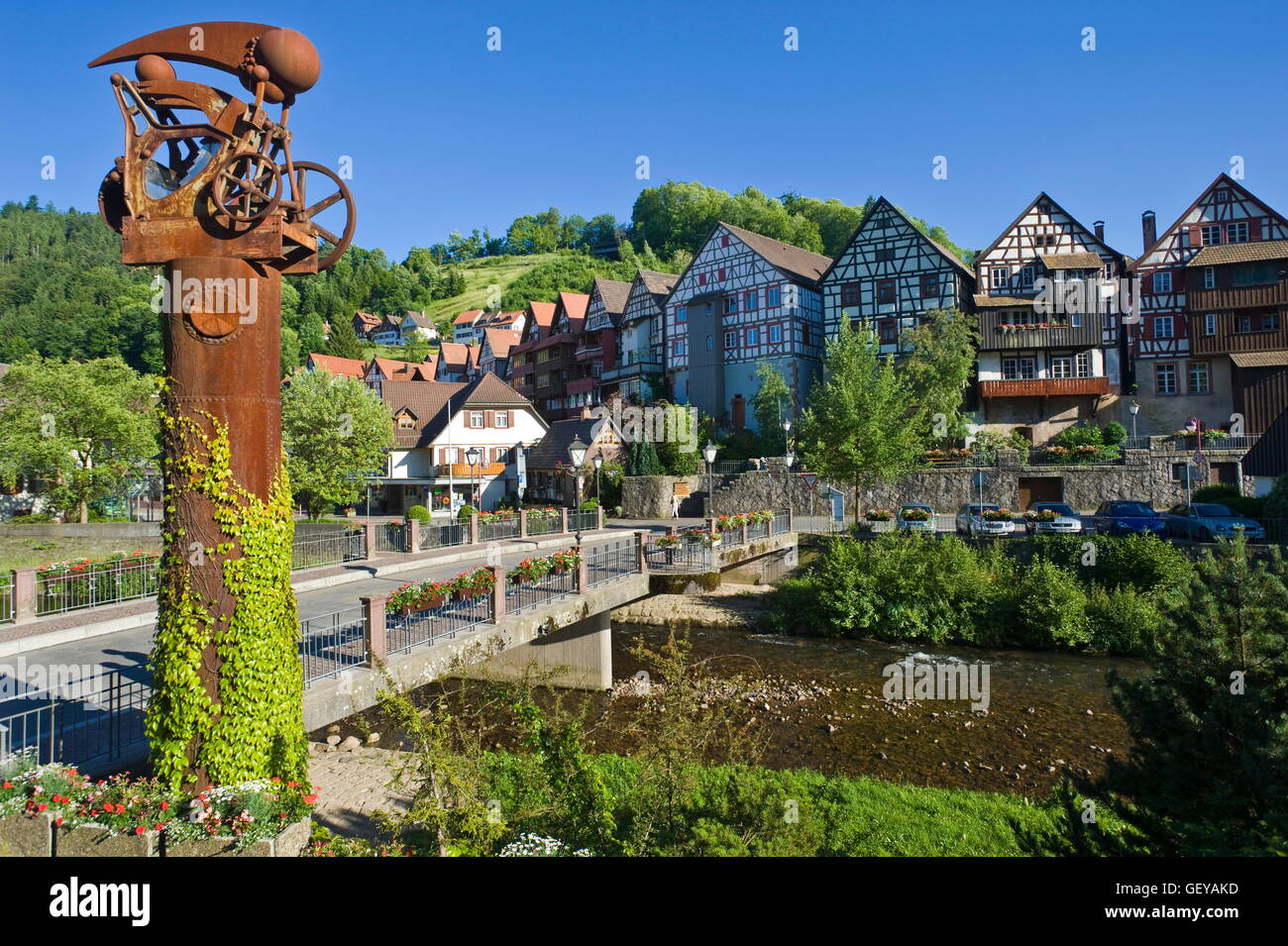 geography / travel, Germany, Baden-Wuerttemberg, Schiltach, city view ...