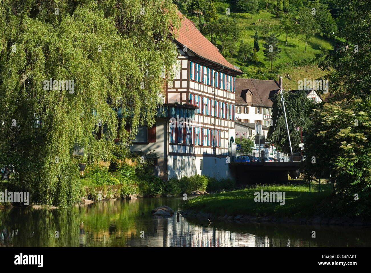geography / travel, Germany, Baden-Wuerttemberg, Schiltach, rafter ...