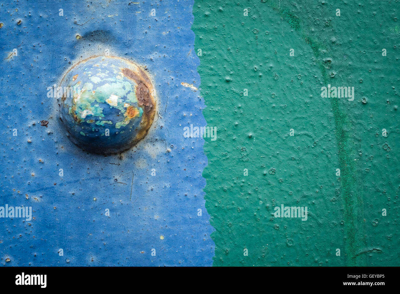 Closeup of an old rusty rivet in a grunge metal fence Stock Photo - Alamy