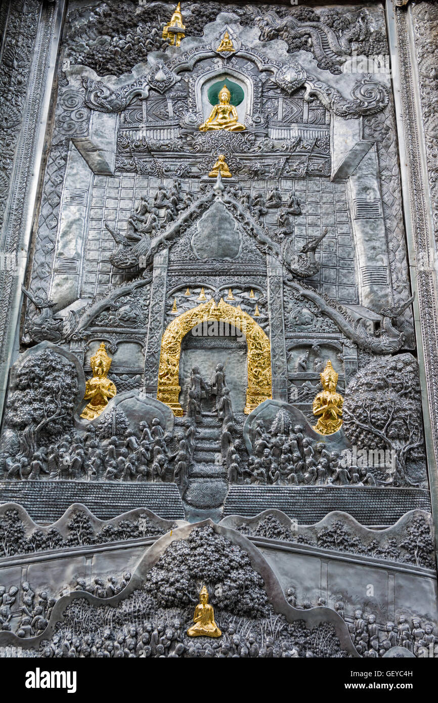 Chiangmai silver temple hi-res stock photography and images - Alamy