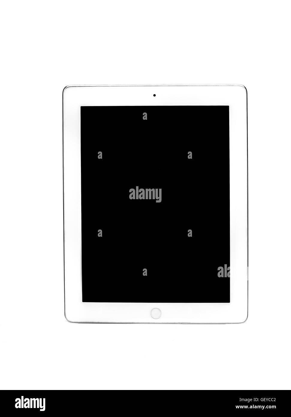 White digital tablet Stock Photo - Alamy