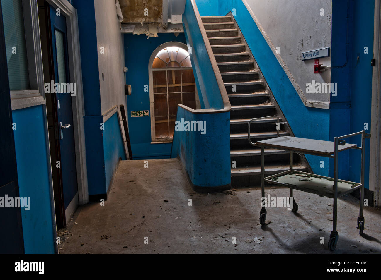 Interior image showing part of the closed St Clements Hospital in ...
