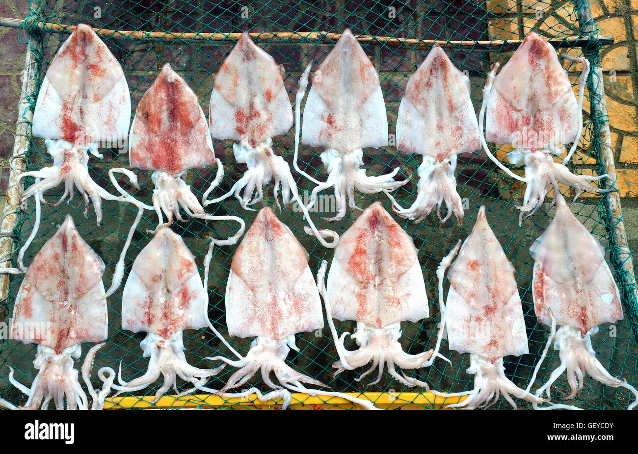 dried fish for cooking at market Stock Photo - Alamy