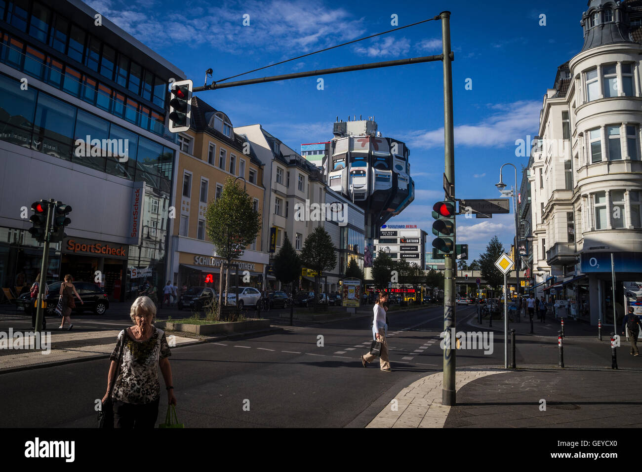 The Bierpinsel seen from a distance in Steglitz, Berlin, Germany Stock ...