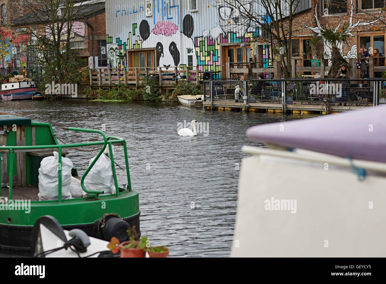 The areas surrounding the Olympic park in the Hackney Wick and ...